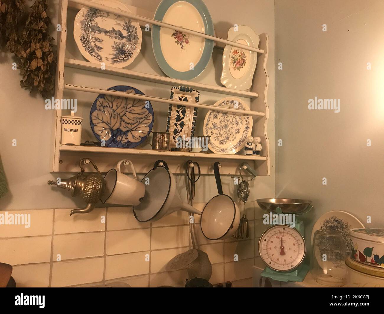 Interior of traditional Norwegian wooden house Stock Photo - Alamy