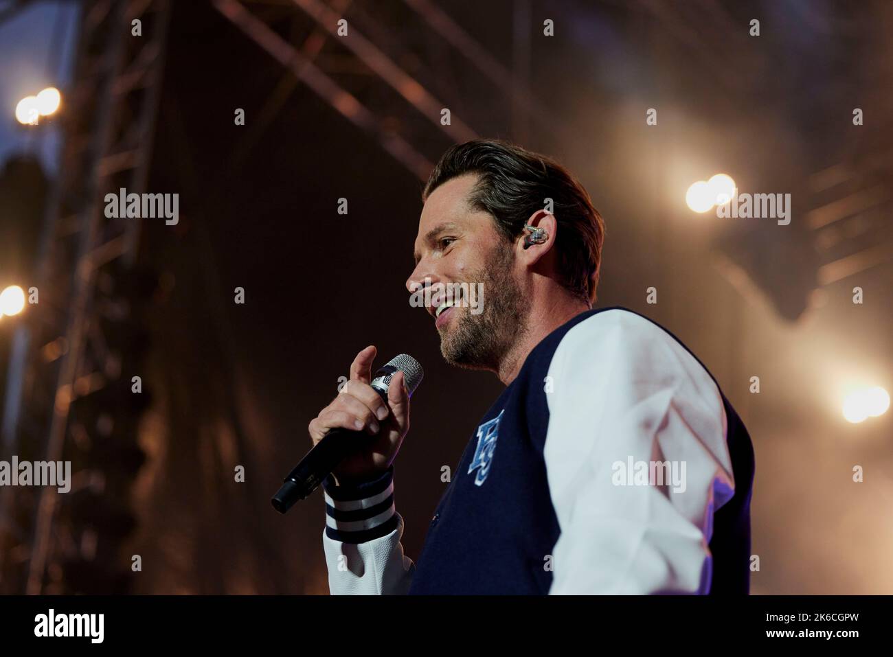 danish artist rasmus seebach playing at nibe festival Stock Photo - Alamy