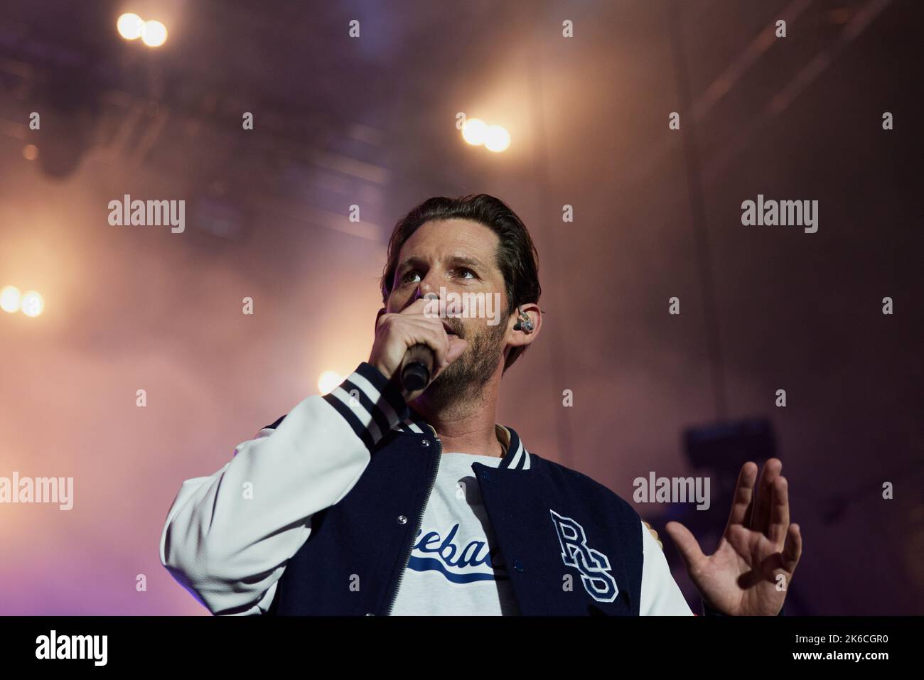 danish artist rasmus seebach playing at nibe festival Stock Photo - Alamy