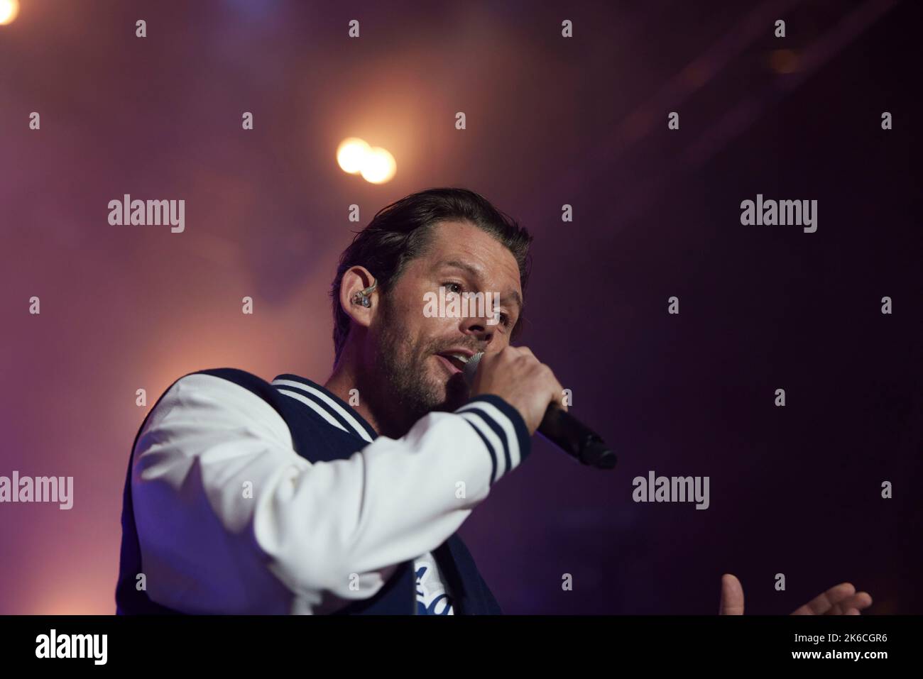 danish artist rasmus seebach playing at nibe festival Stock Photo - Alamy