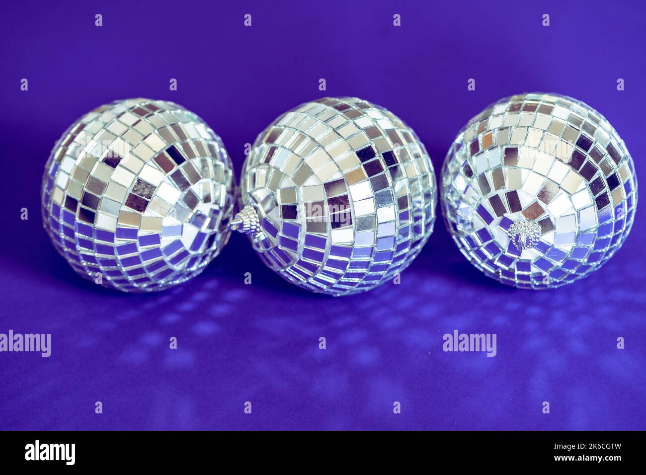 Sparkling disco ball in a day light. Concept of party Stock Photo - Alamy
