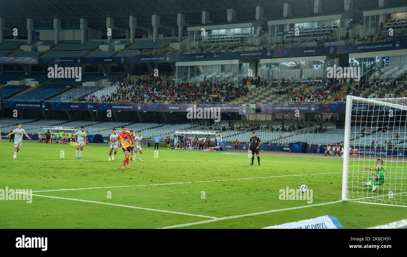 Kolkata, West Bengal, India. 12th Oct, 2022. EBFC (EASTBENGAL FOOTBALL ...