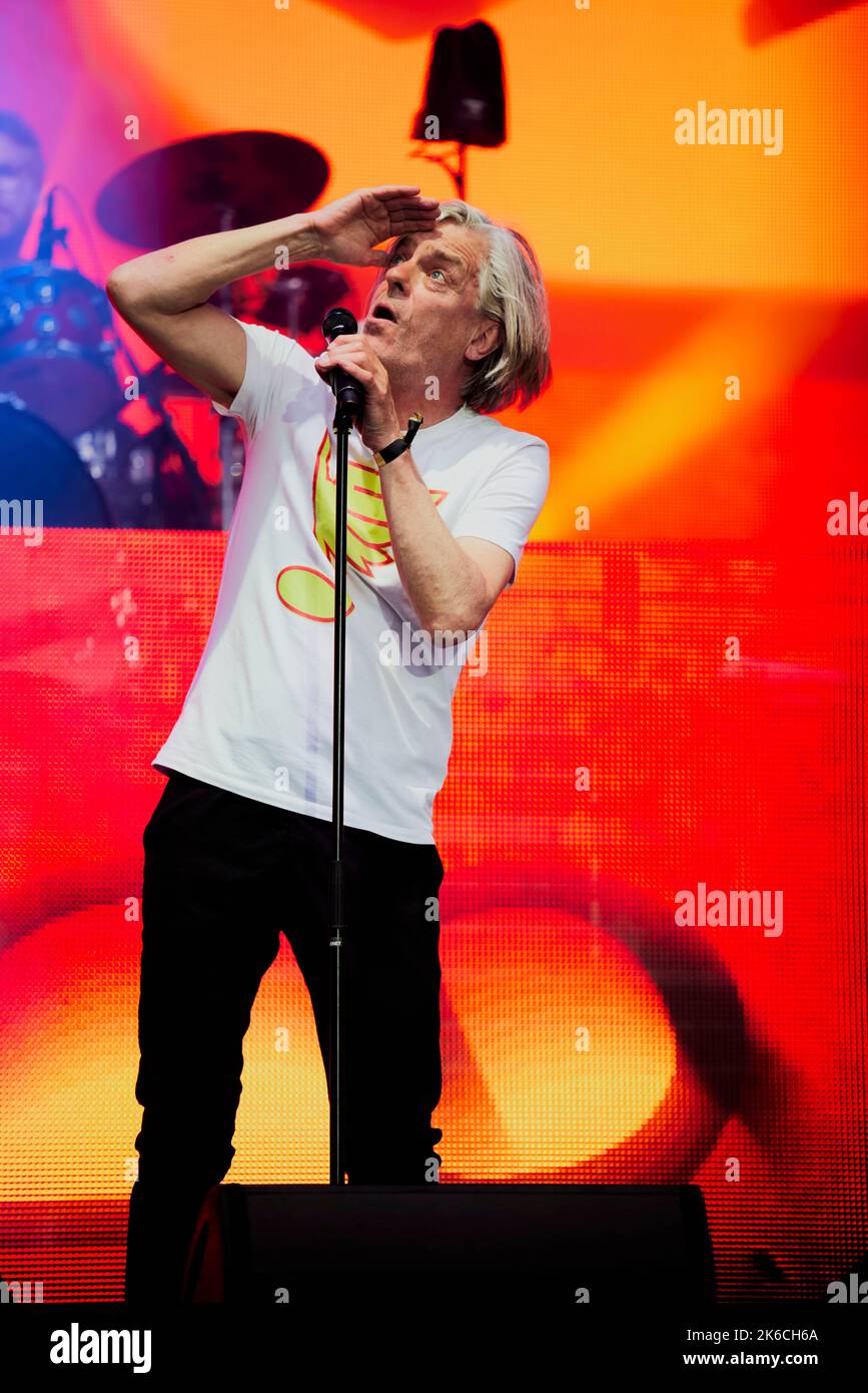 danish band gnags playing show at nibe Stock Photo - Alamy