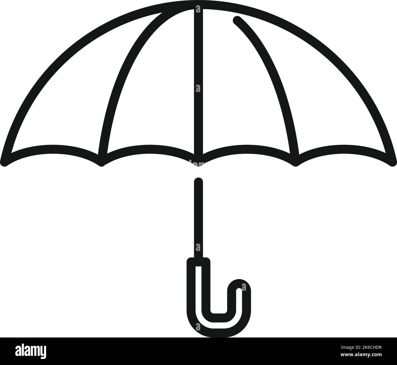 Umbrella protection icon outline vector. Agent service. Call center ...