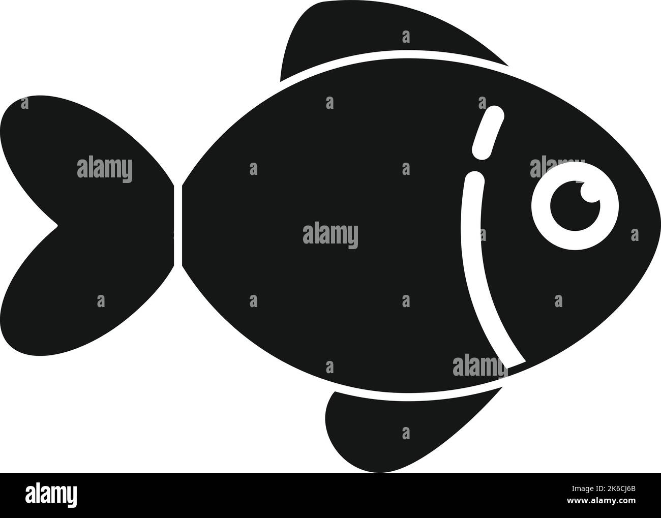 Lucky charm fish icon simple vector. Japan neko. Chinese fortune Stock ...