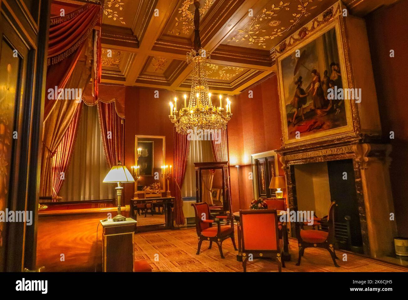 Amsterdam, Netherlands. September 2022. The interior of the various ...