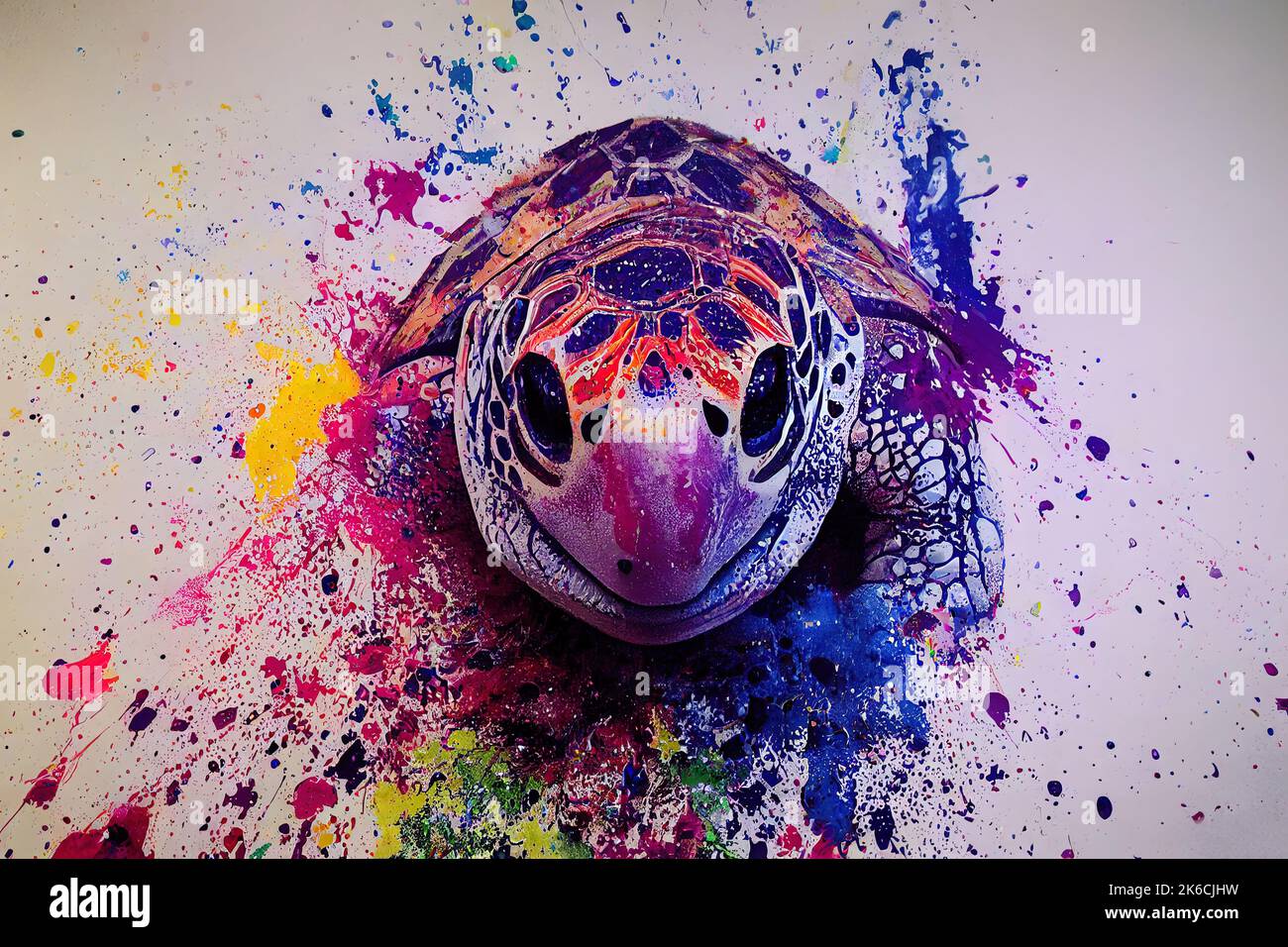 Watercolor turtle hi-res stock photography and images - Alamy