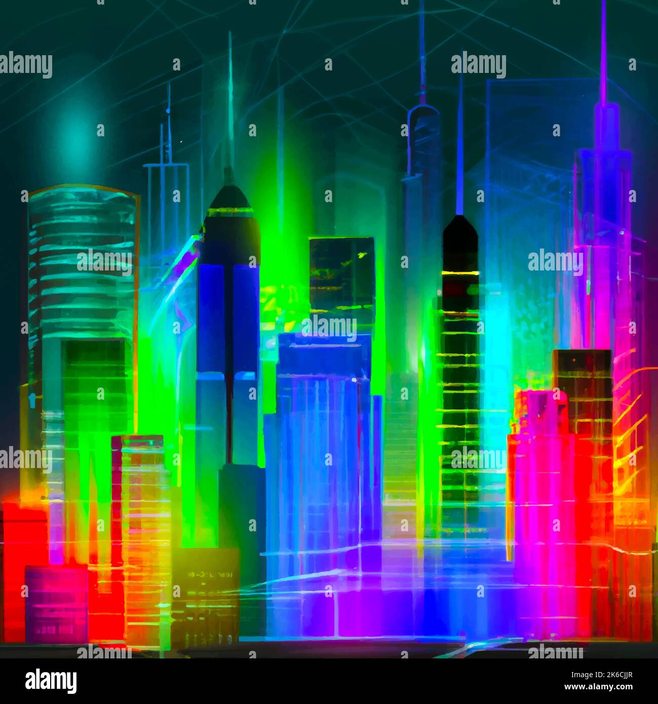 future city vector Stock Photo - Alamy