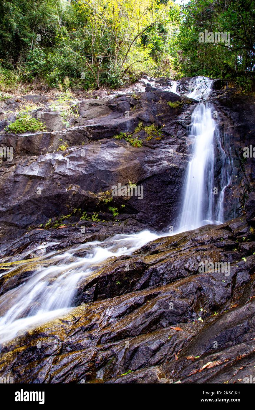 Namtok Lampee waterfall in Phang nga, Thailand Stock Photo - Alamy