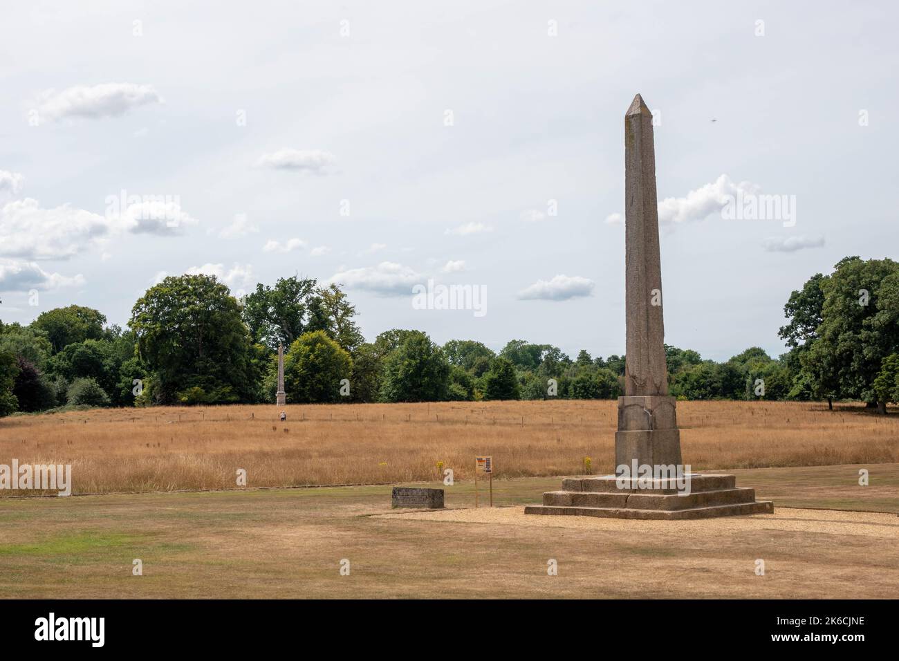 The nine metre tall Philae obelisk which originally stood at the ...