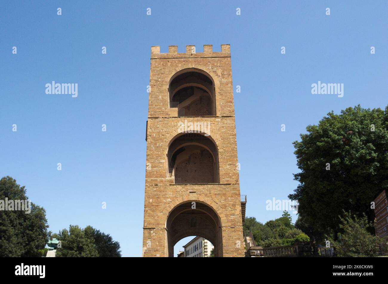 San Niccolo tower and gate, Florence, Italy Stock Photo - Alamy