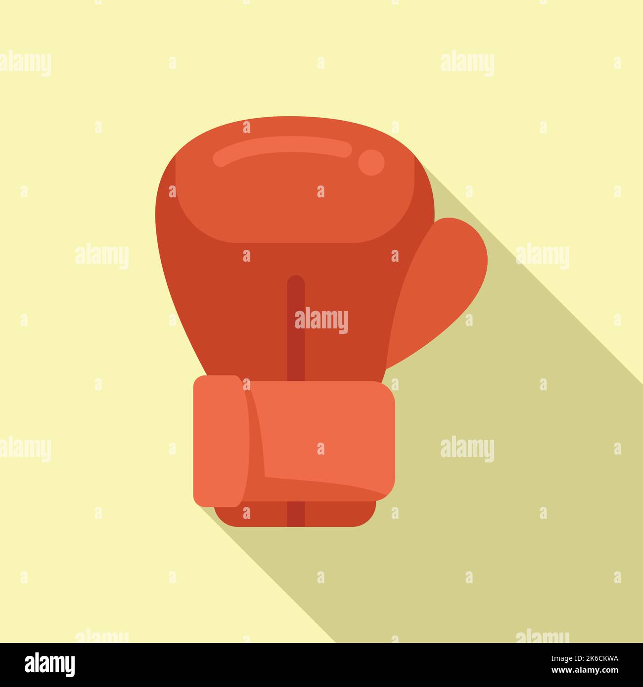 Boxing glove icon flat vector. Active gym. Lifestyle athlete Stock ...