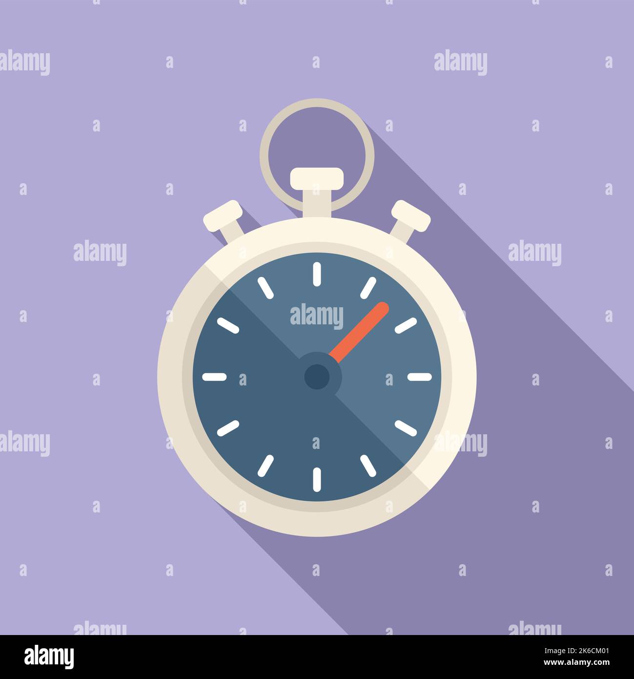 Sport stopwatch icon flat vector. Active fitness. Lifestyle athlete ...