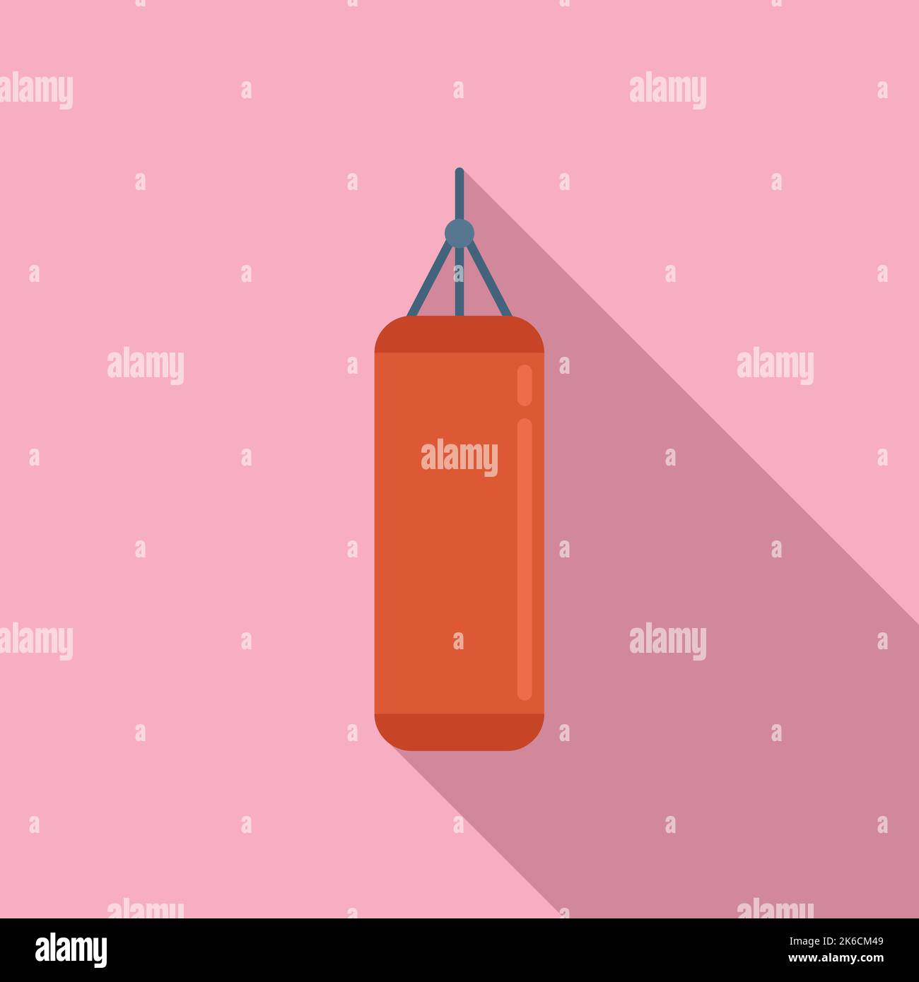 Boxing punch icon flat vector. Active sport. Person physical Stock ...