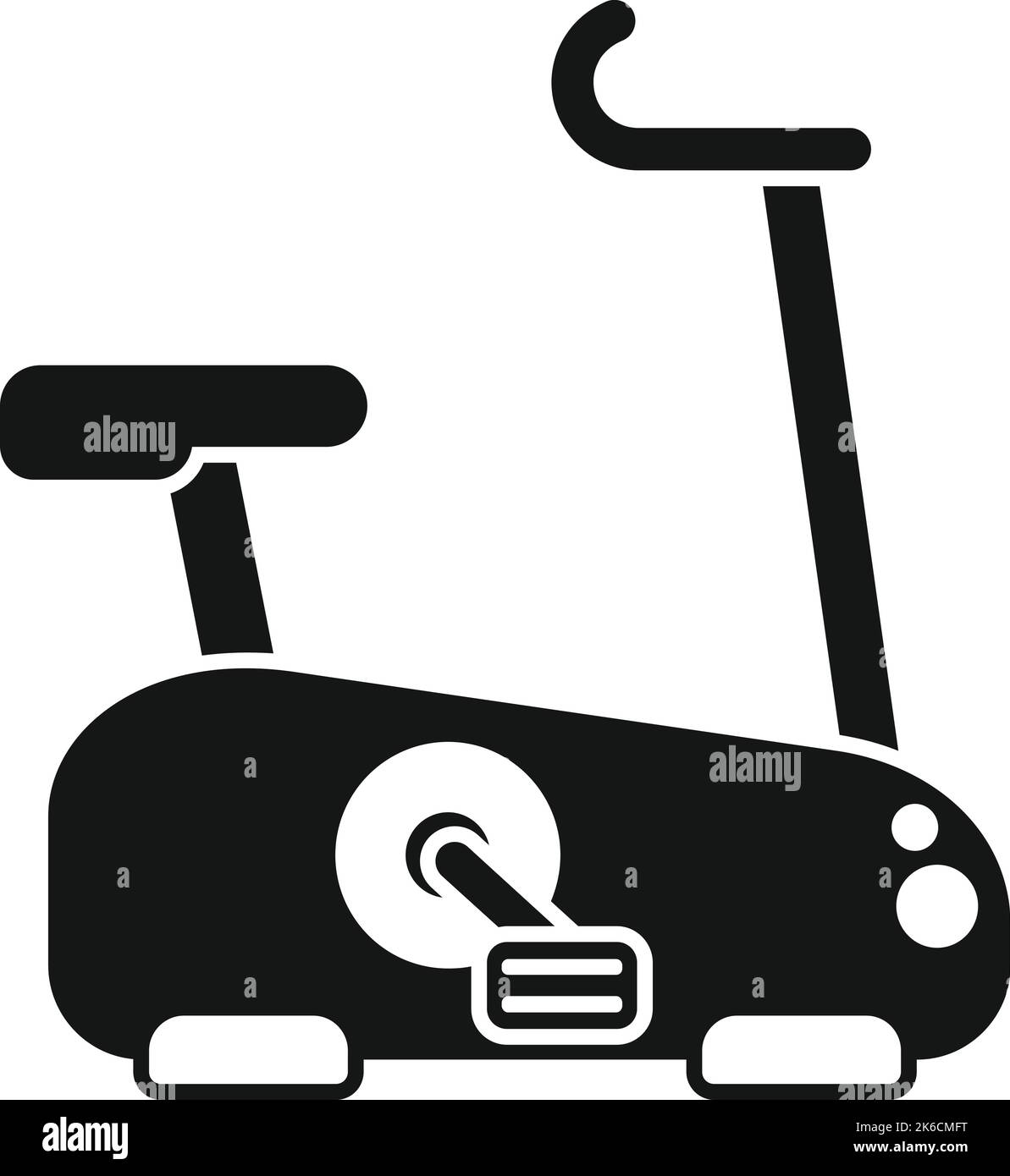 Exercise bike icon simple vector. Healthy sport. Active fitness Stock ...