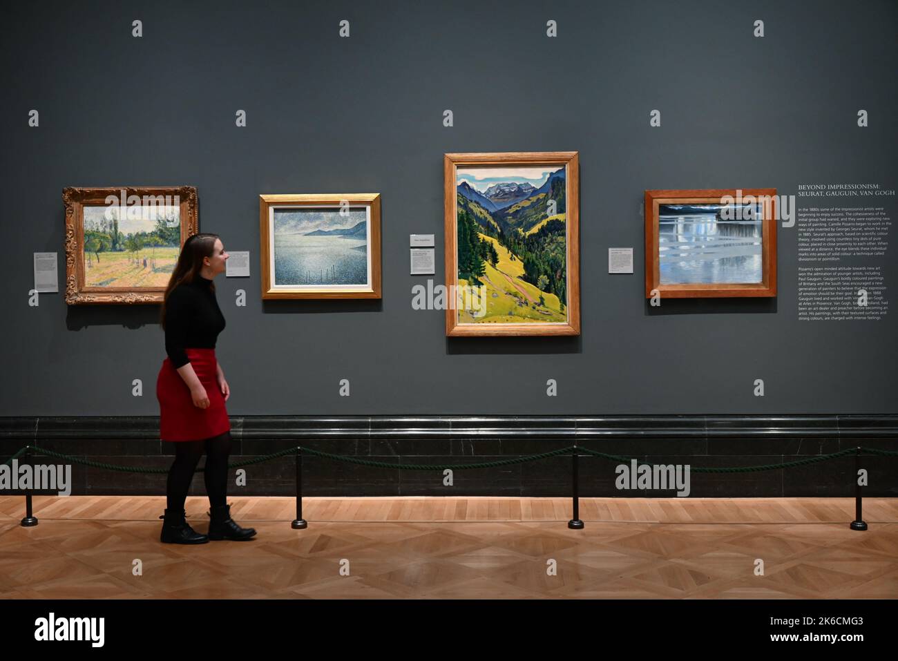 The Kien Valley with the Bluemlisalp massif, the first painting by ...