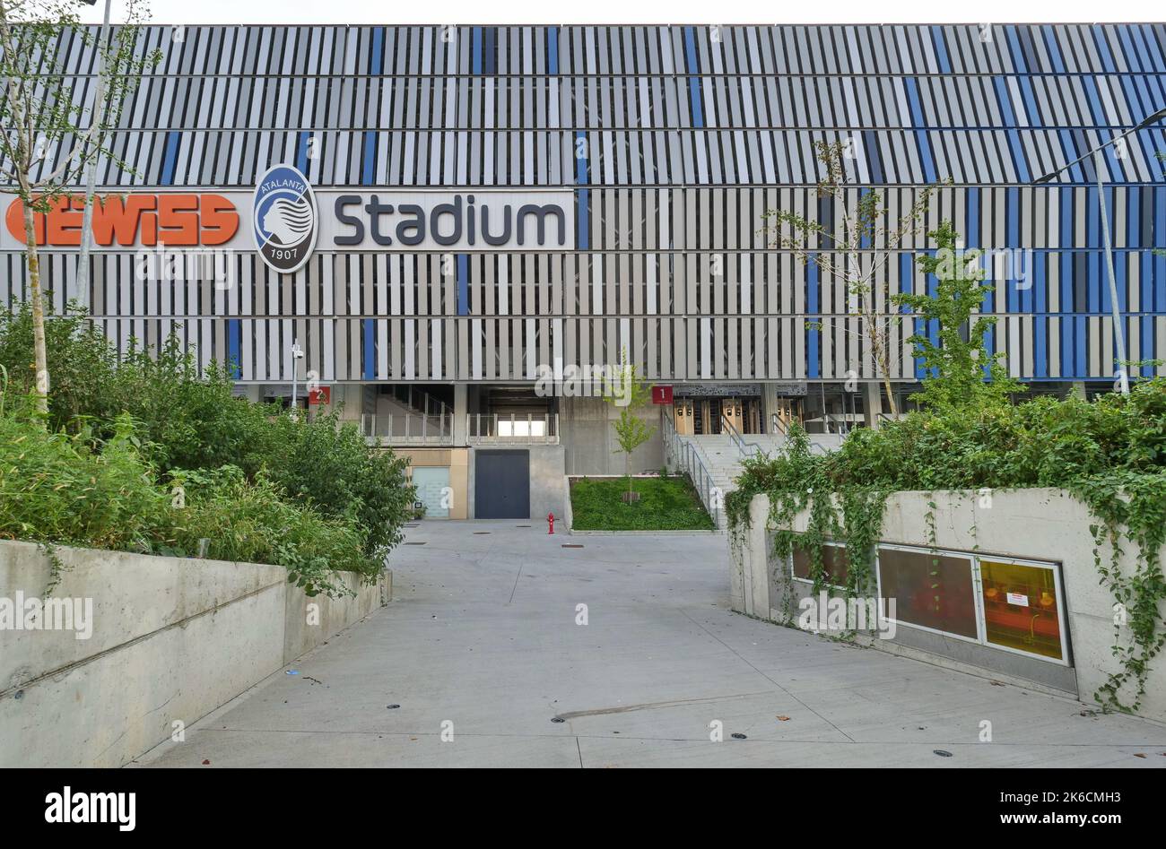 Gewiss stadium where Atalanta football team plays championship series A ...