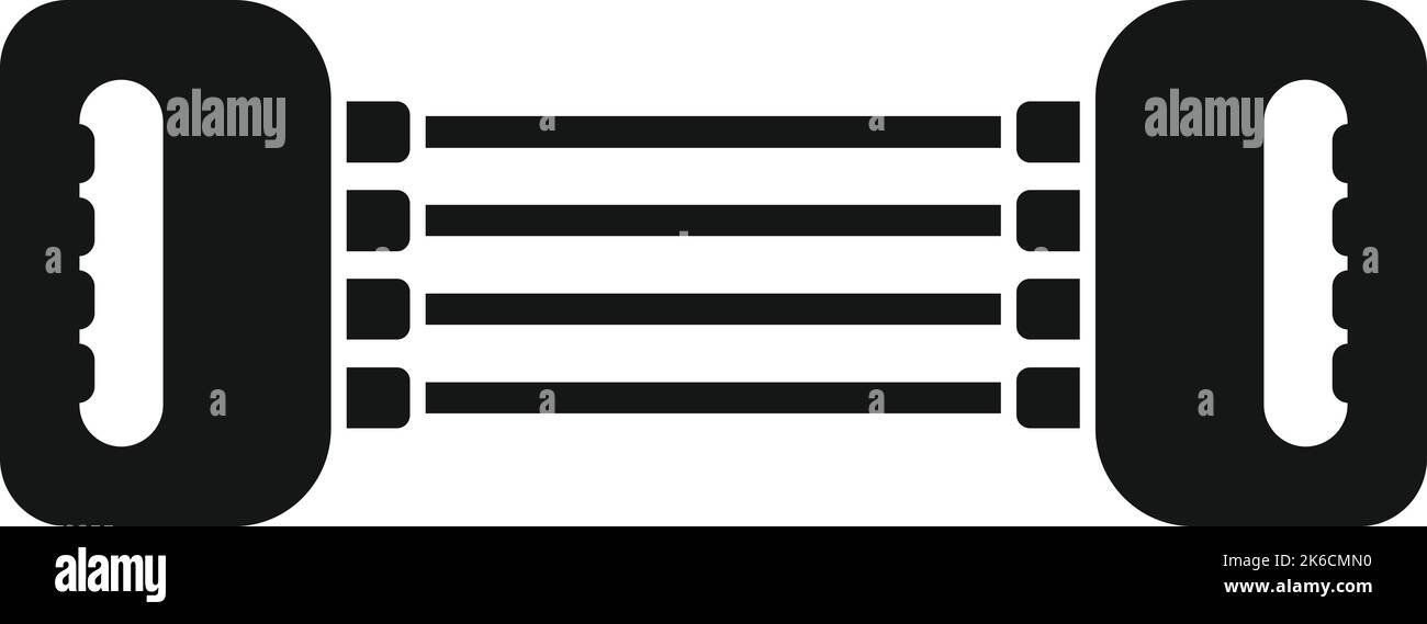 Stretching tool icon simple vector. Active gym. Healthy fit Stock ...