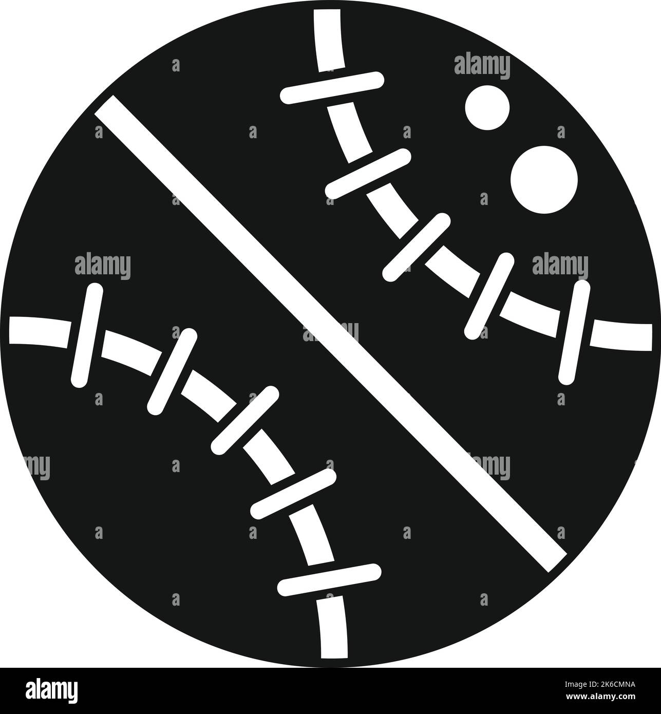 Baseball ball icon simple vector. Healthy sport. Active body Stock ...