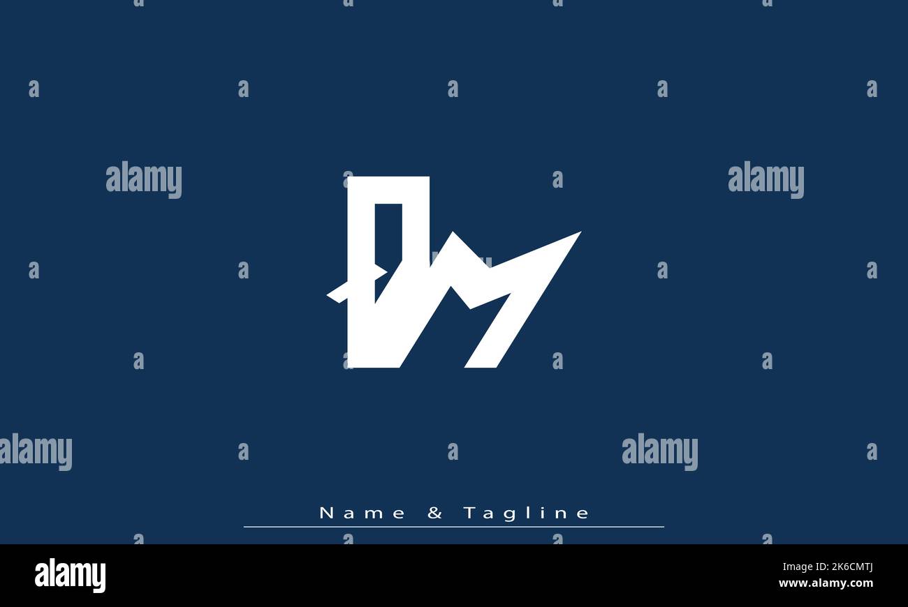 Alphabet letters Initials Monogram logo QM , MQ Stock Vector Image ...