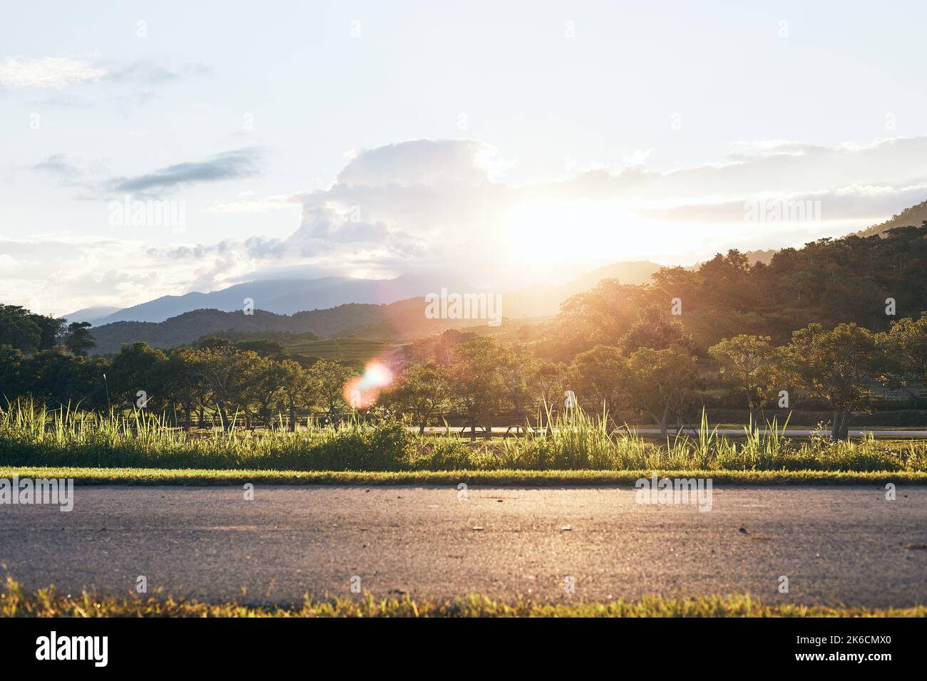 the mountains and hills at Singha Park, Chiang Rai, Thailand Stock ...