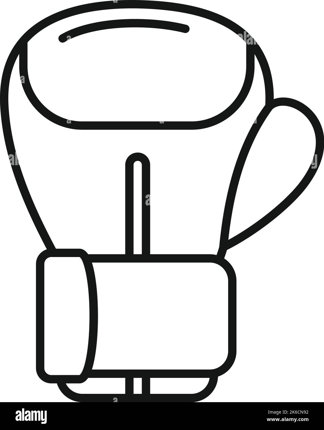 Boxing glove icon outline vector. Active gym. Lifestyle athlete Stock ...