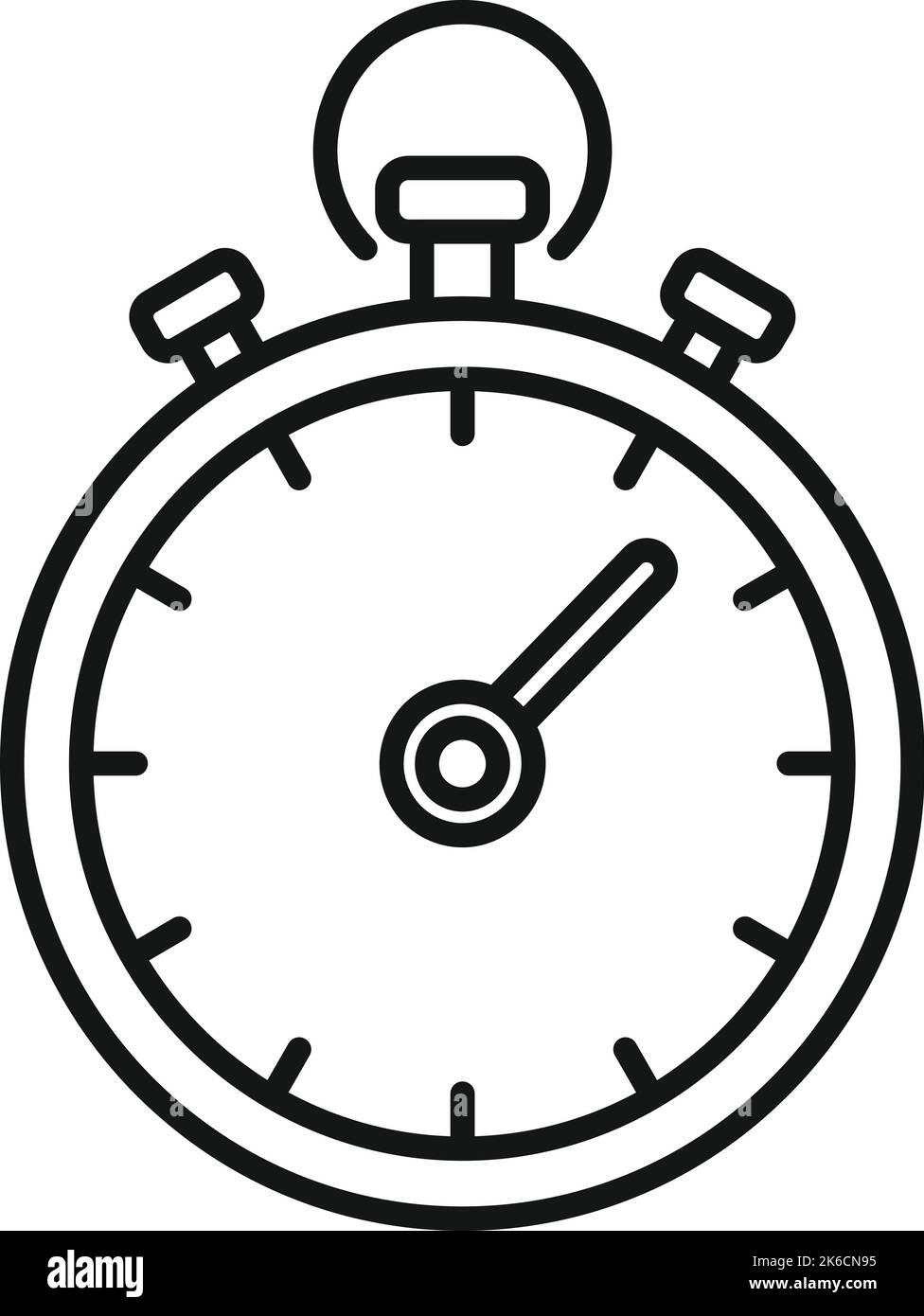 Sport stopwatch icon outline vector. Active fitness. Lifestyle athlete ...