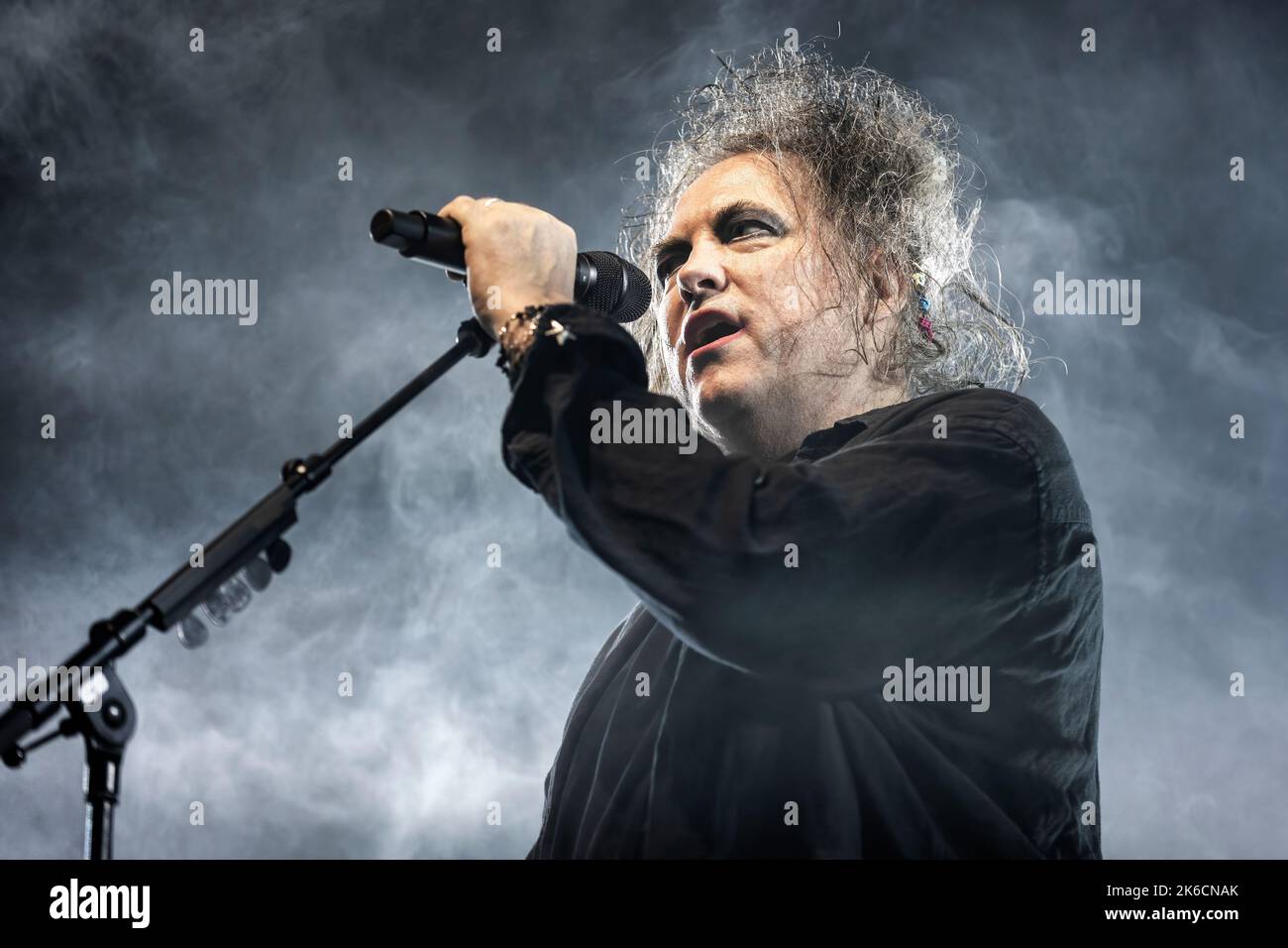 Oslo, Norway. 12th Oct, 2022. The English rock band The Cure performs a ...