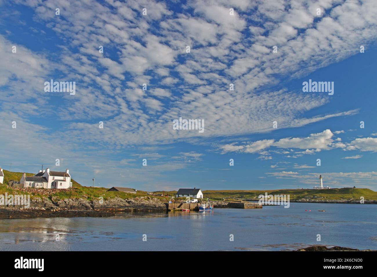 Rinns of Islay Lighthouse and some Scattered Houses of Portnahaven ...