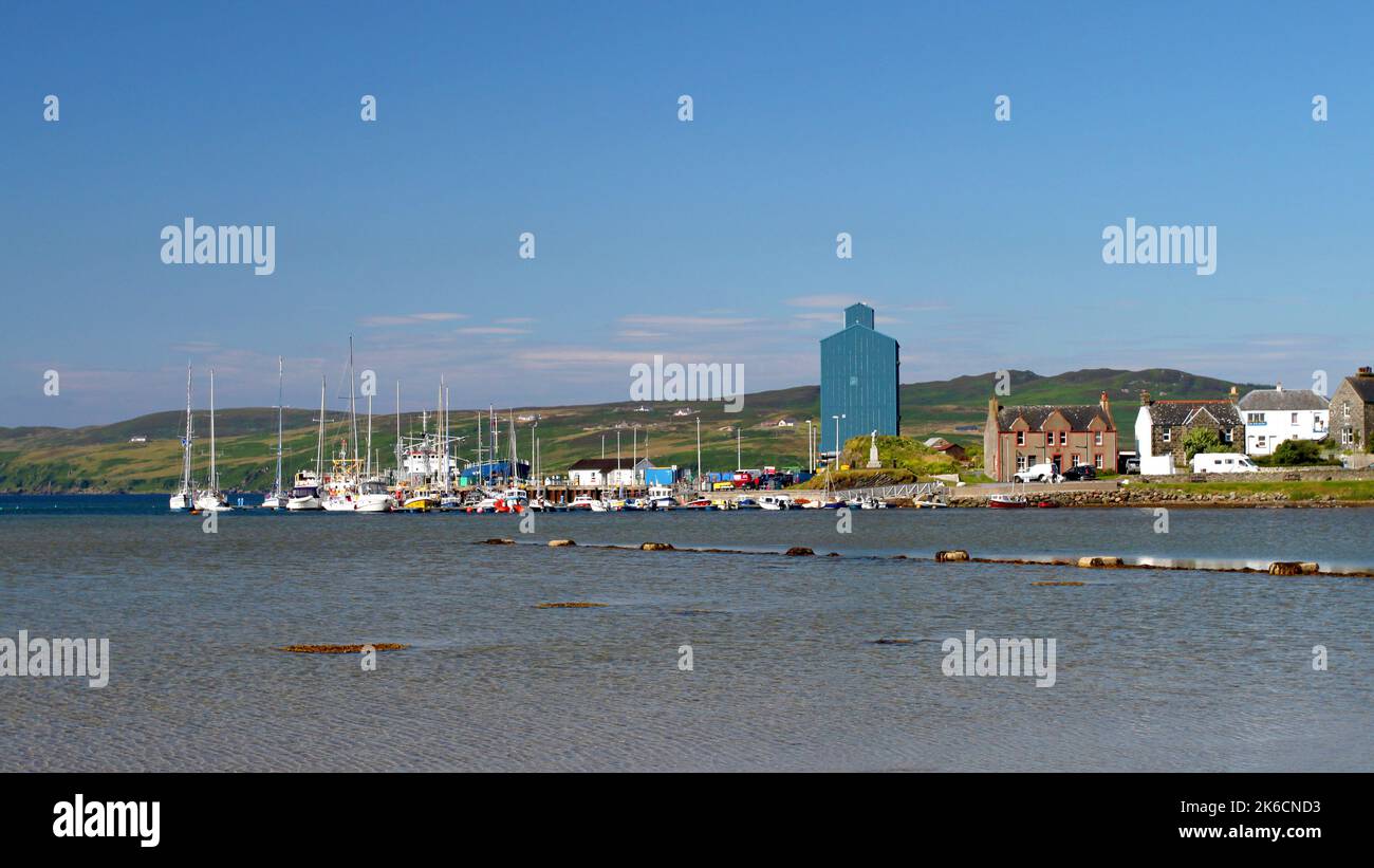 Port Ellen Harbour View from Leódamais Bay, Islay, Hebrides, Inner ...
