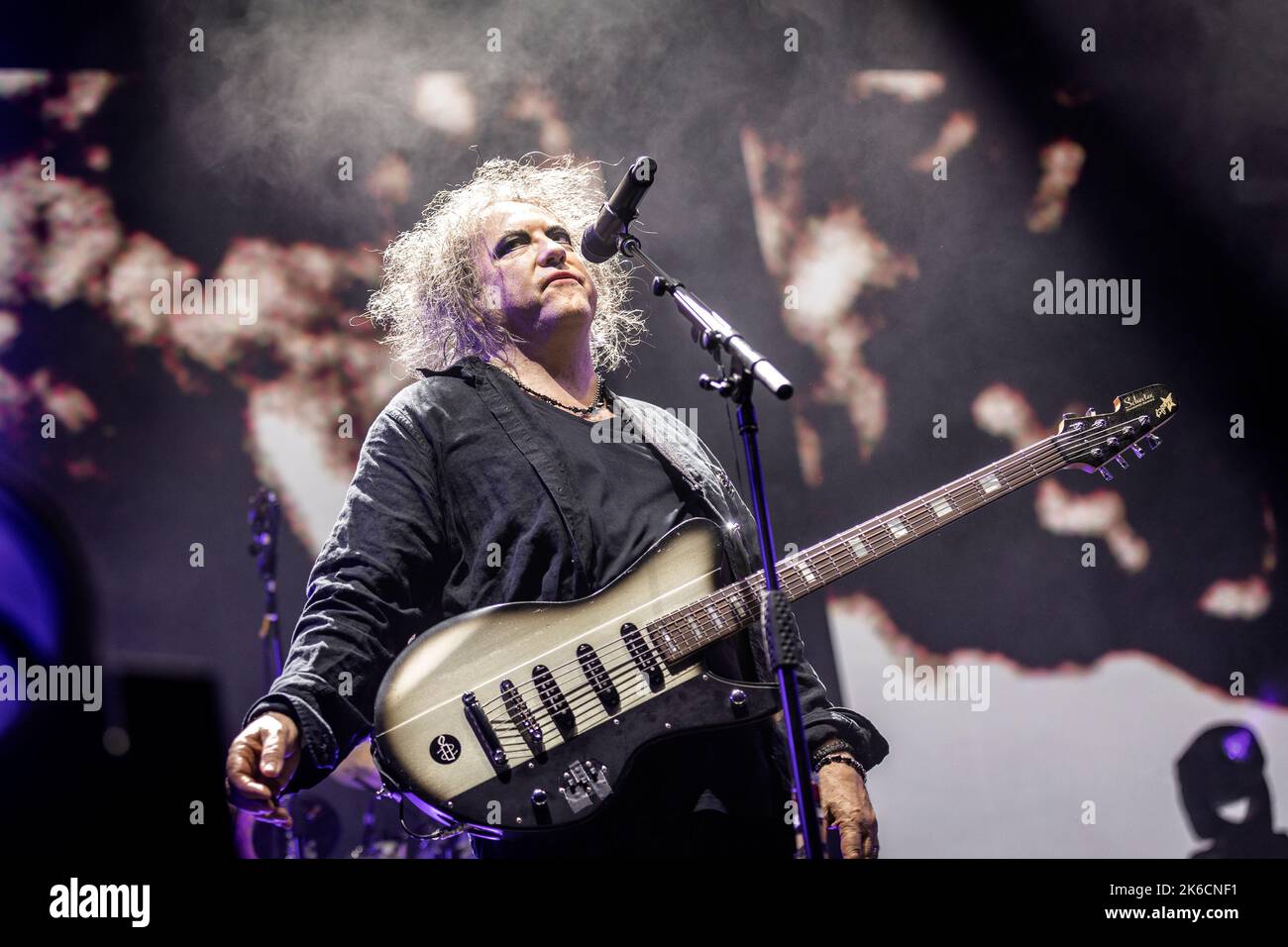 Oslo, Norway. 12th Oct, 2022. The English rock band The Cure performs a ...