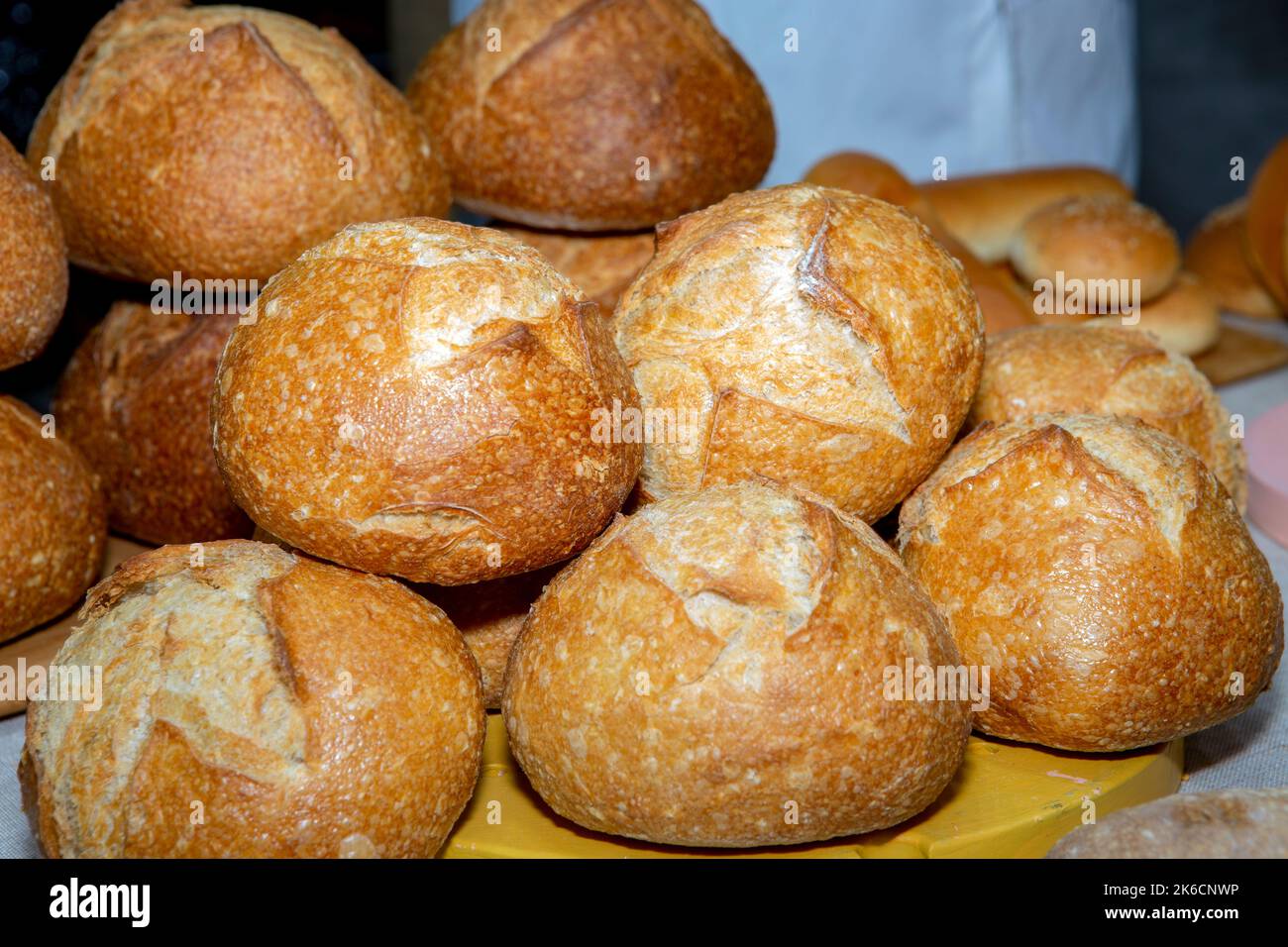 Close up of loaves of bread hi-res stock photography and images - Alamy