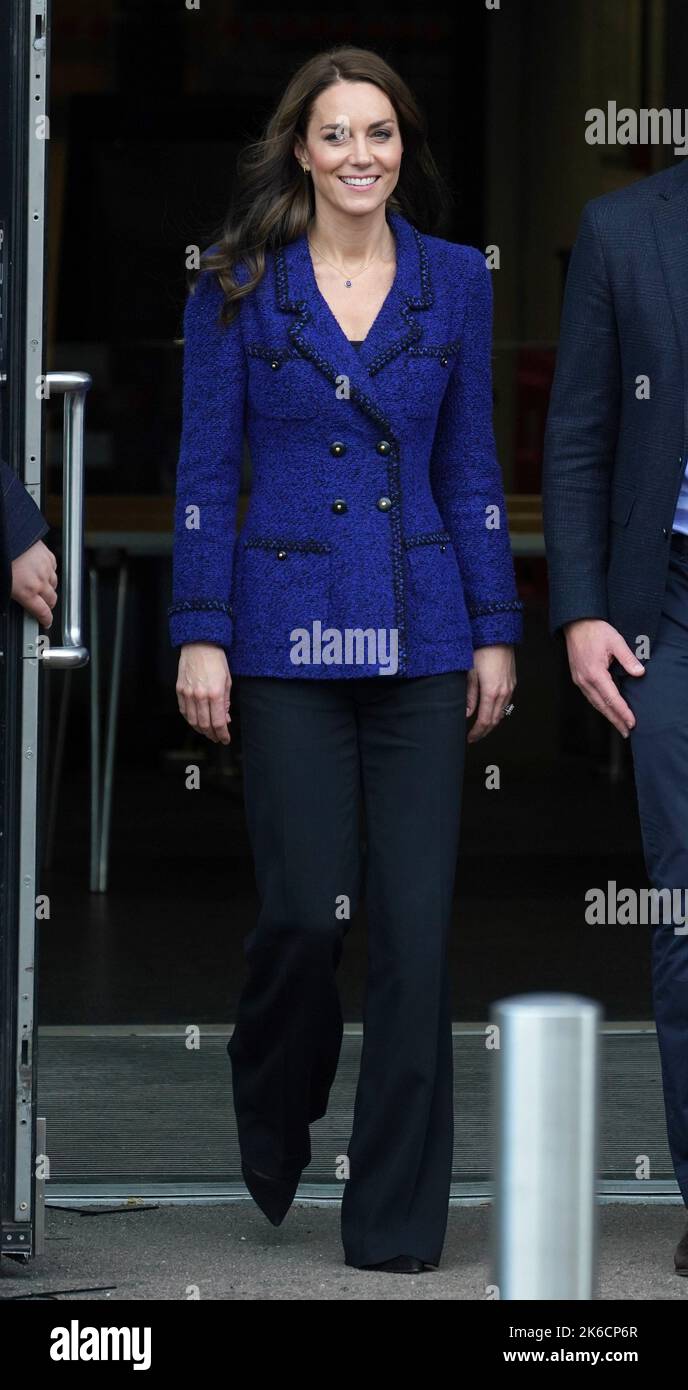 The Princess of Wales during a visit to the Copper Box Arena in the ...
