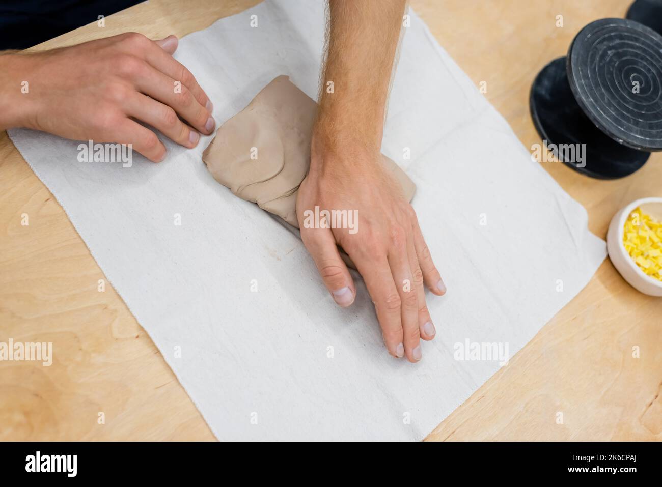 Hands african man pressing hi-res stock photography and images - Alamy