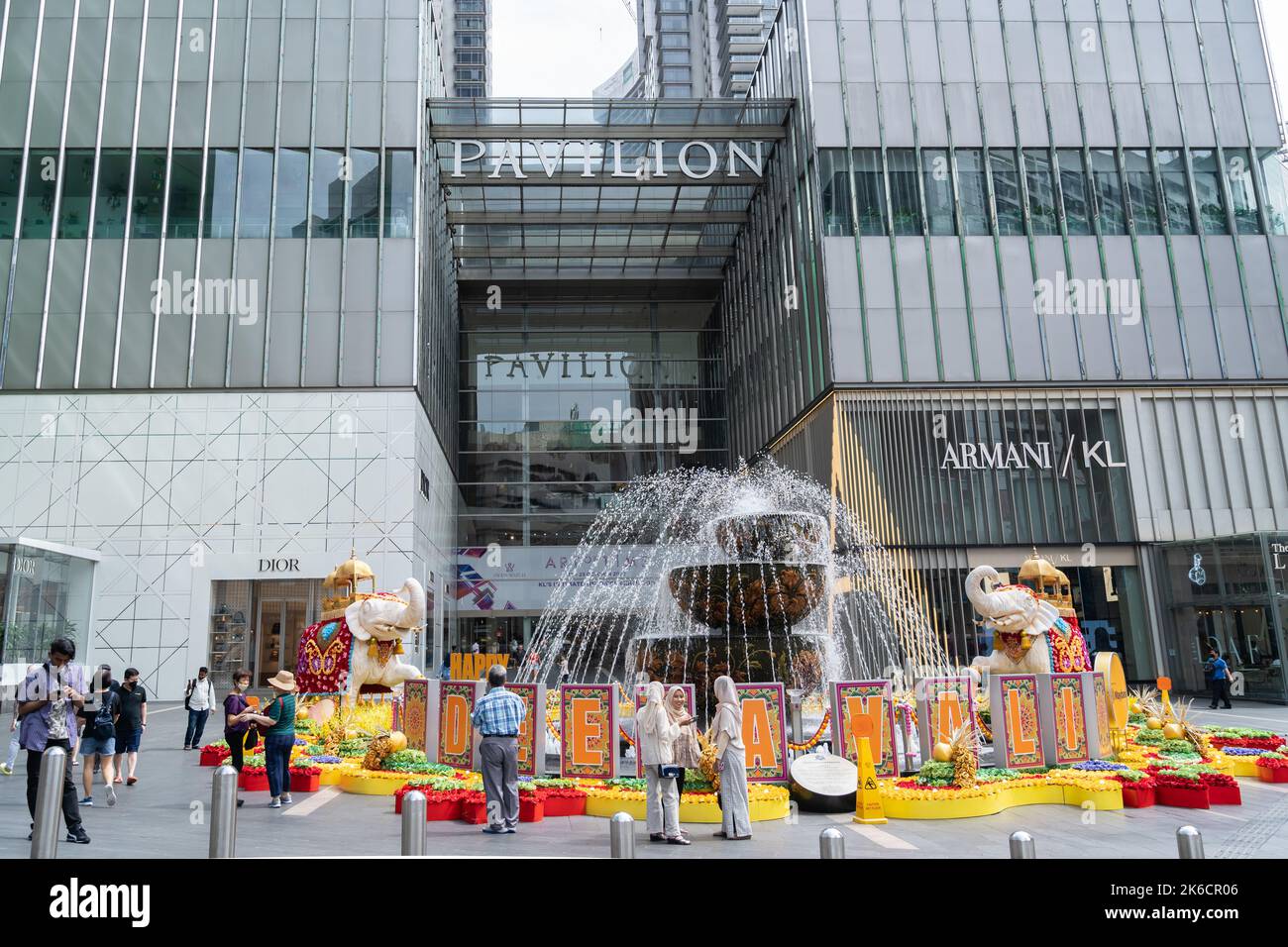 KL, Malaysia - October 9,2022 : Colorful Diwali decoration with Ganesha ...