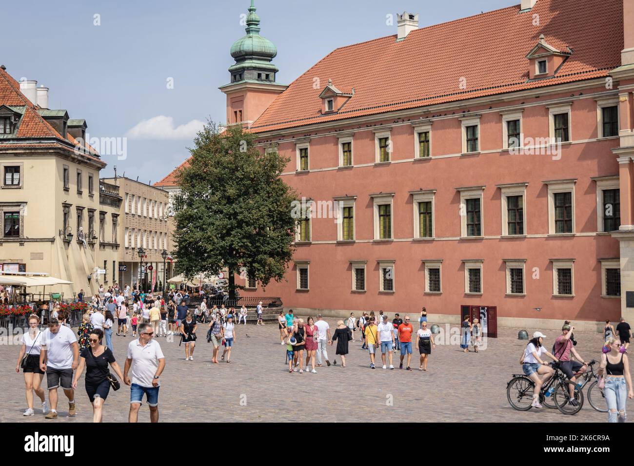 Royal Castle located on a Castle Square, Old Town in Warsaw, capital of ...
