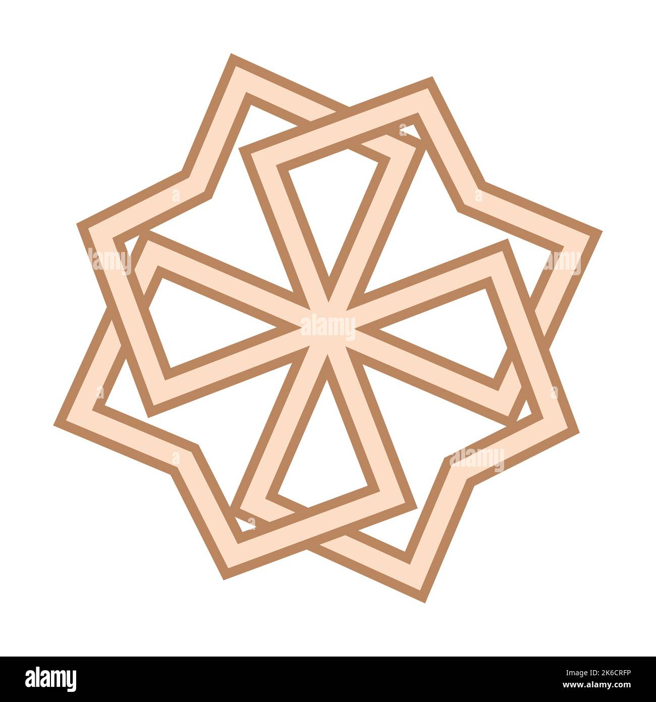 Molvinets, a Slavic symbol decorated with Scandinavian weaving ...