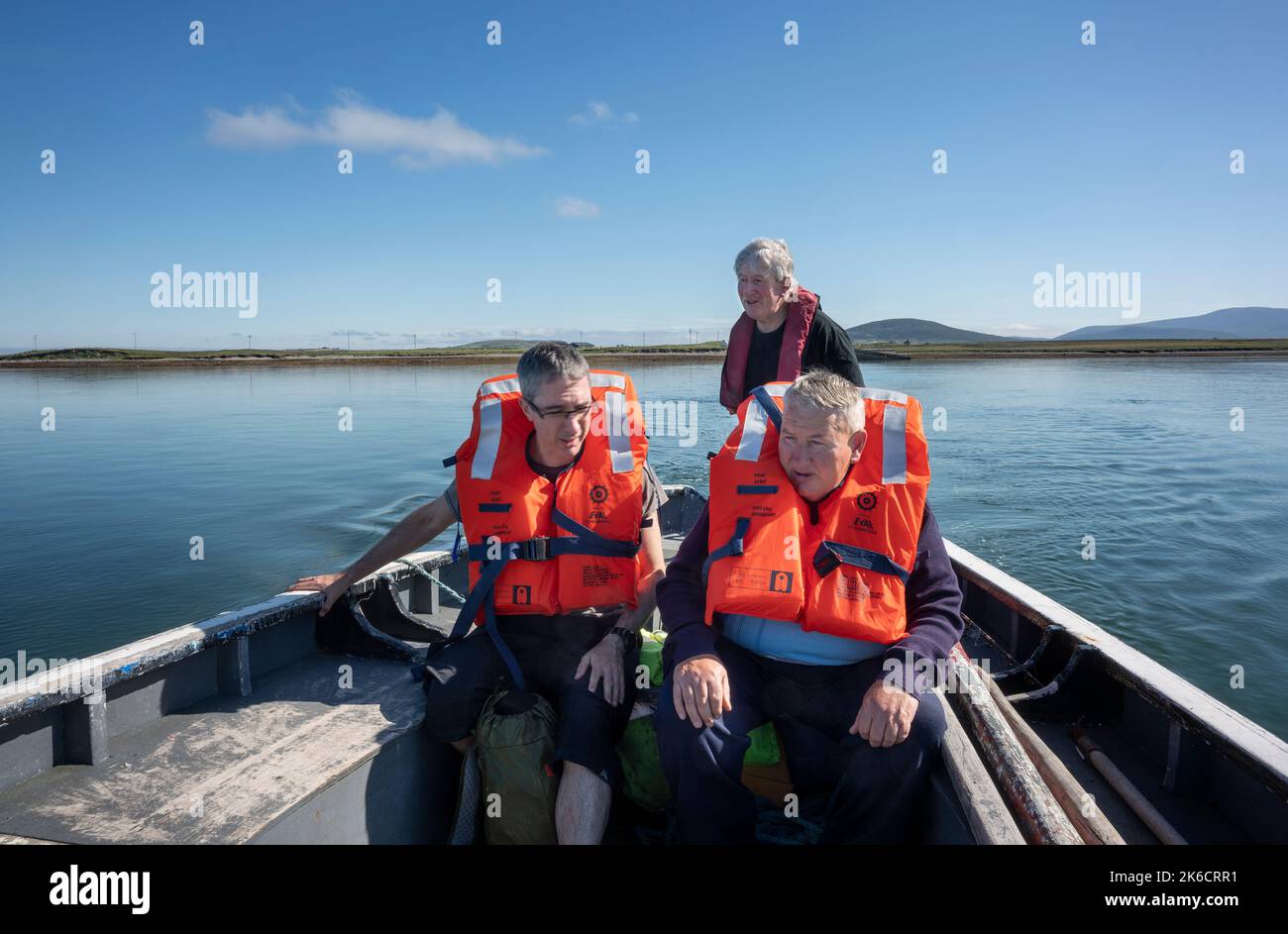 From the little harbor of Doran's Point near Ballycroy, the crossing ...