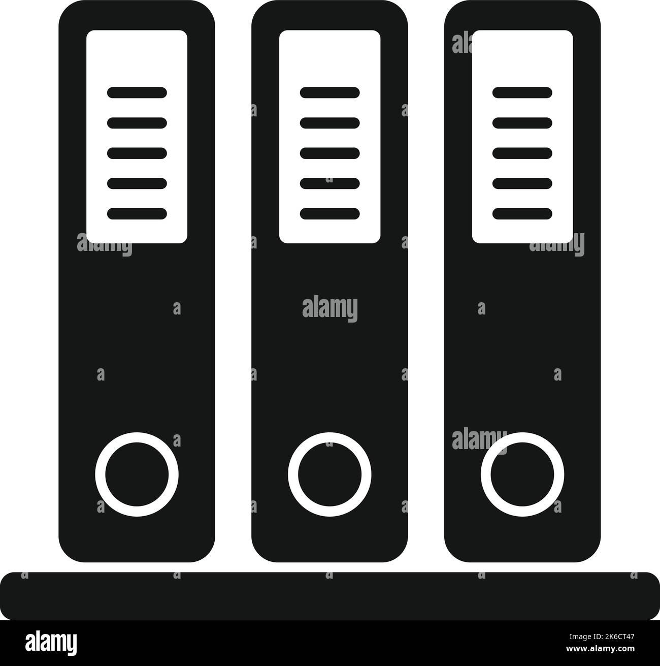 Office folder icon simple vector. Platform system. Human access Stock ...