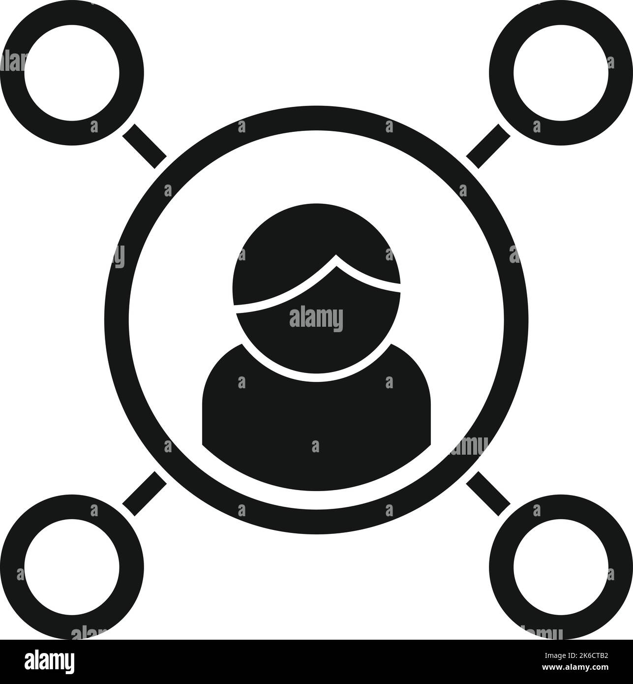 Database Icon Simple Vector Crm Data System Marketing Stock Vector Image And Art Alamy