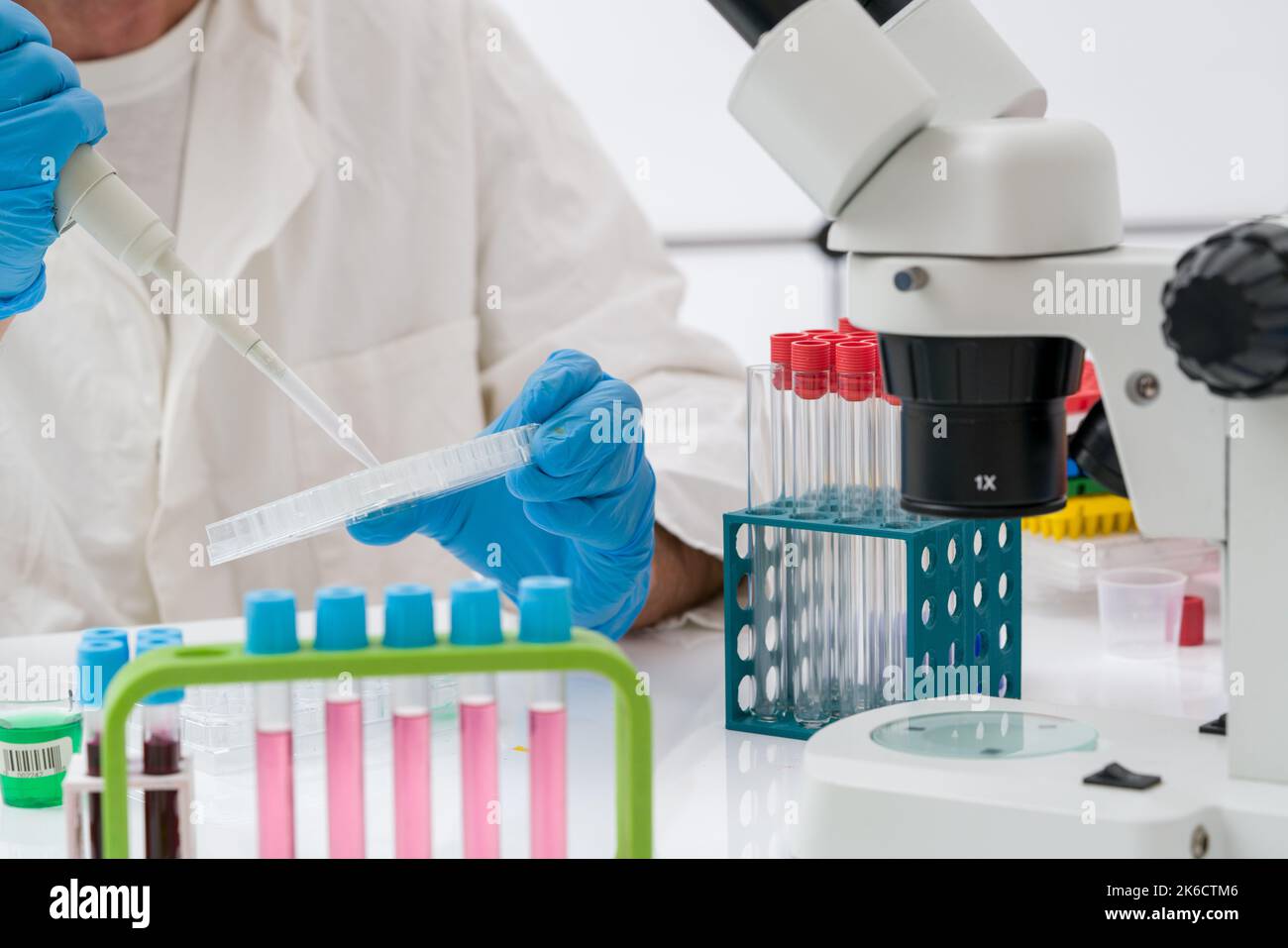 Experiment in the genetic laboratory for growing artificial organs ...