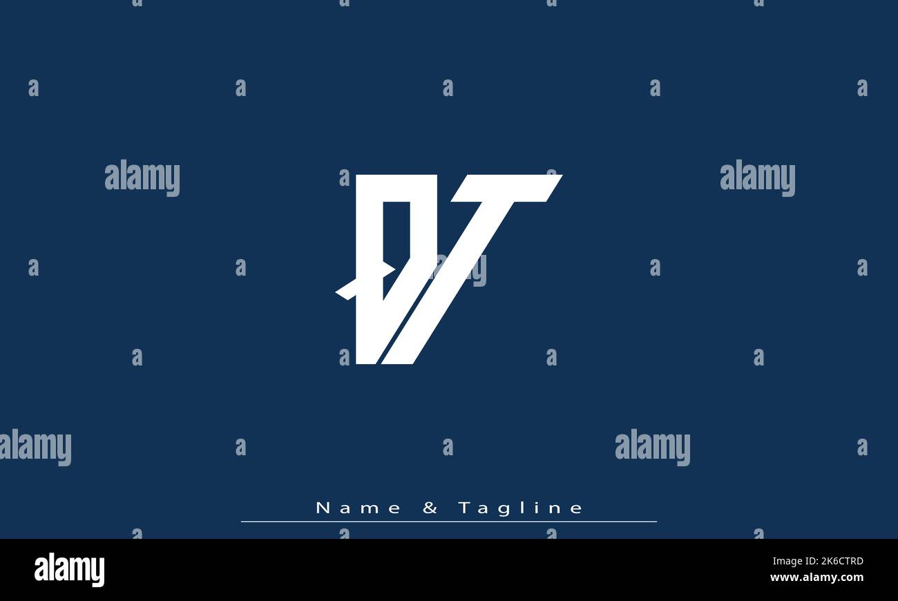 Alphabet letters Initials Monogram logo QT , TQ Stock Vector Image ...