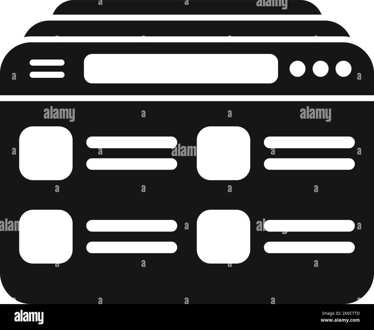 Web Customer Database Icon Simple Vector Crm Data Client Software Stock Vector Image And Art Alamy