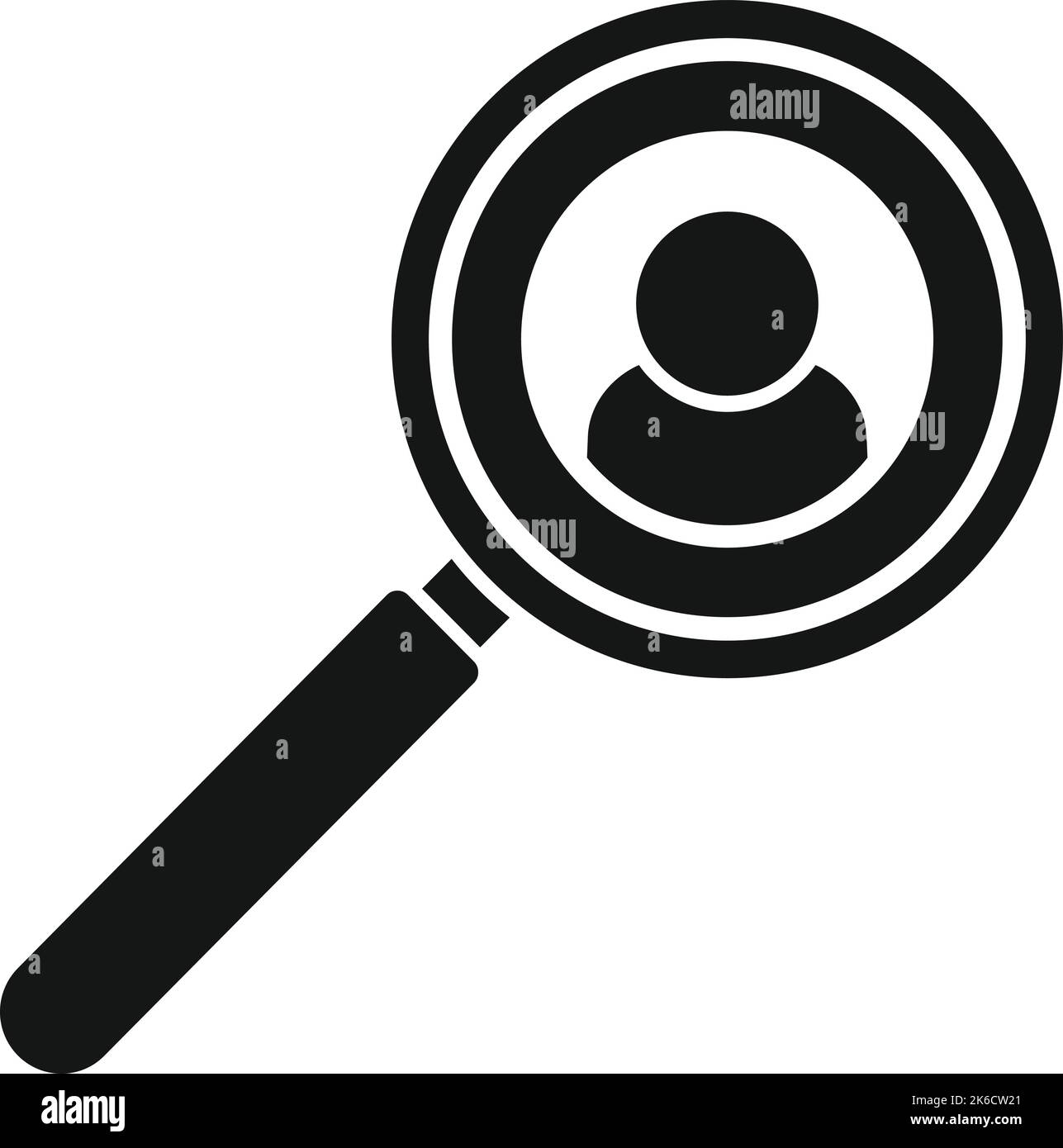 Search access icon simple vector. Platform system. Client custom Stock ...