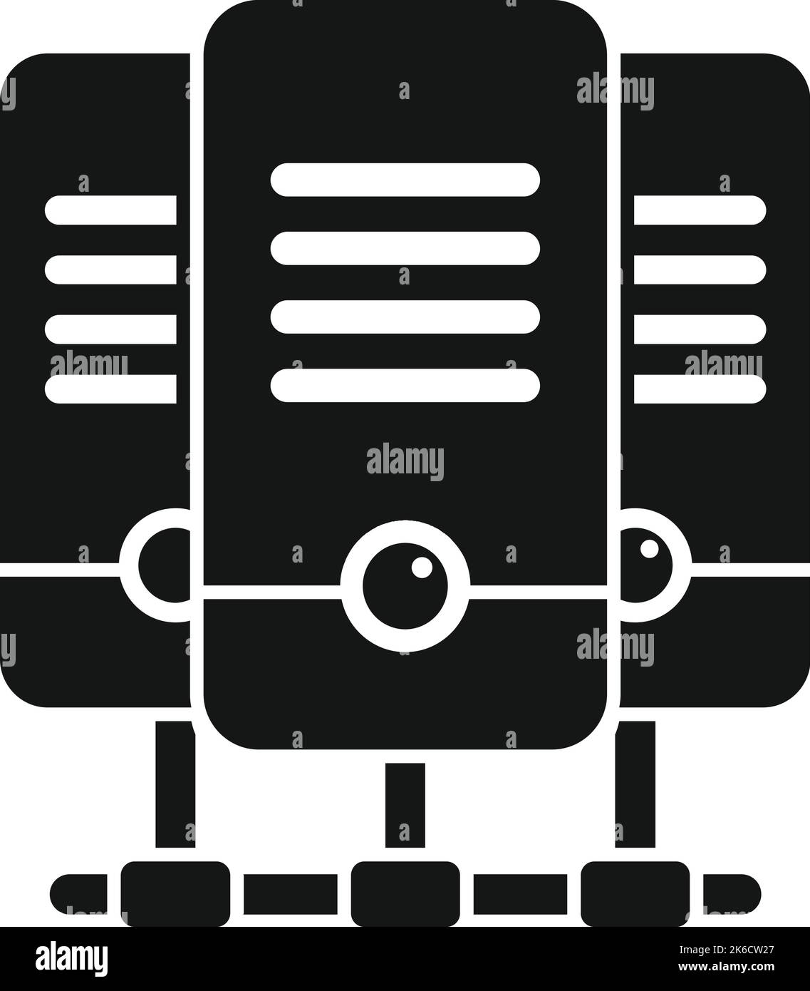 Network icon simple vector. System database. Data marketing Stock ...