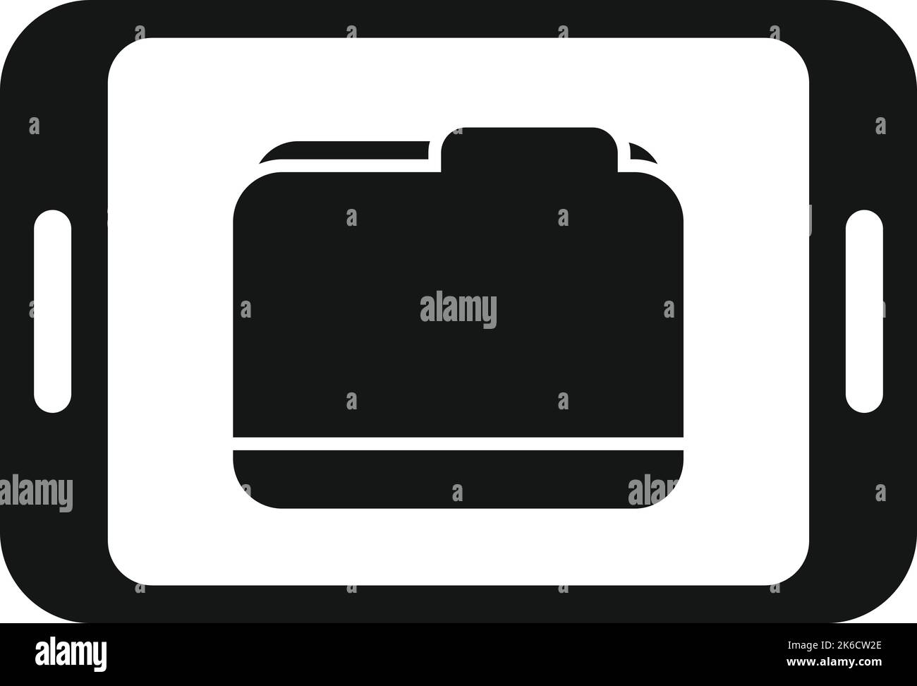 Tablet database icon simple vector. Platform system. Account consumer Stock Vector Image & Art ...