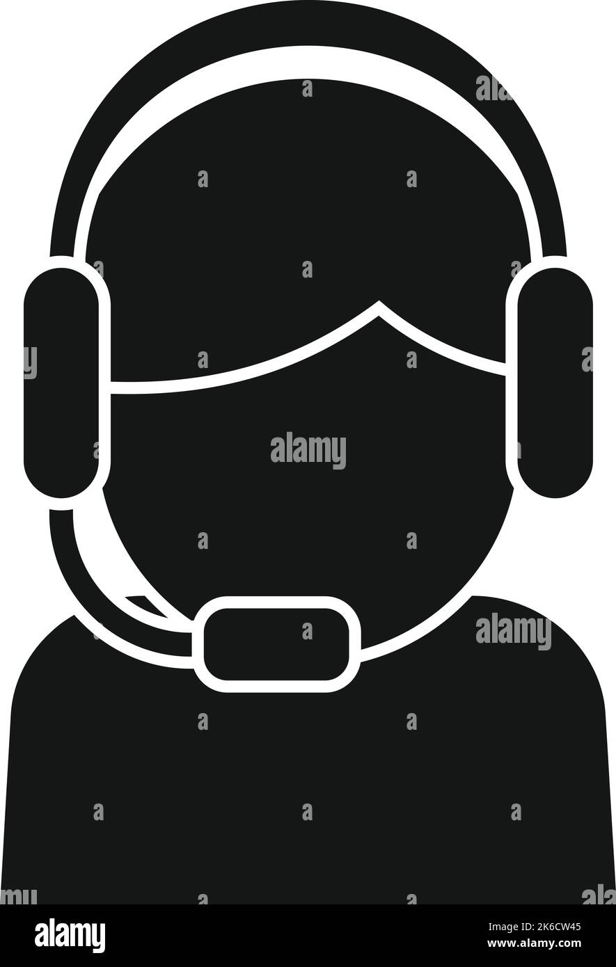 Call center customer icon simple vector. Platform system. Consumer ...