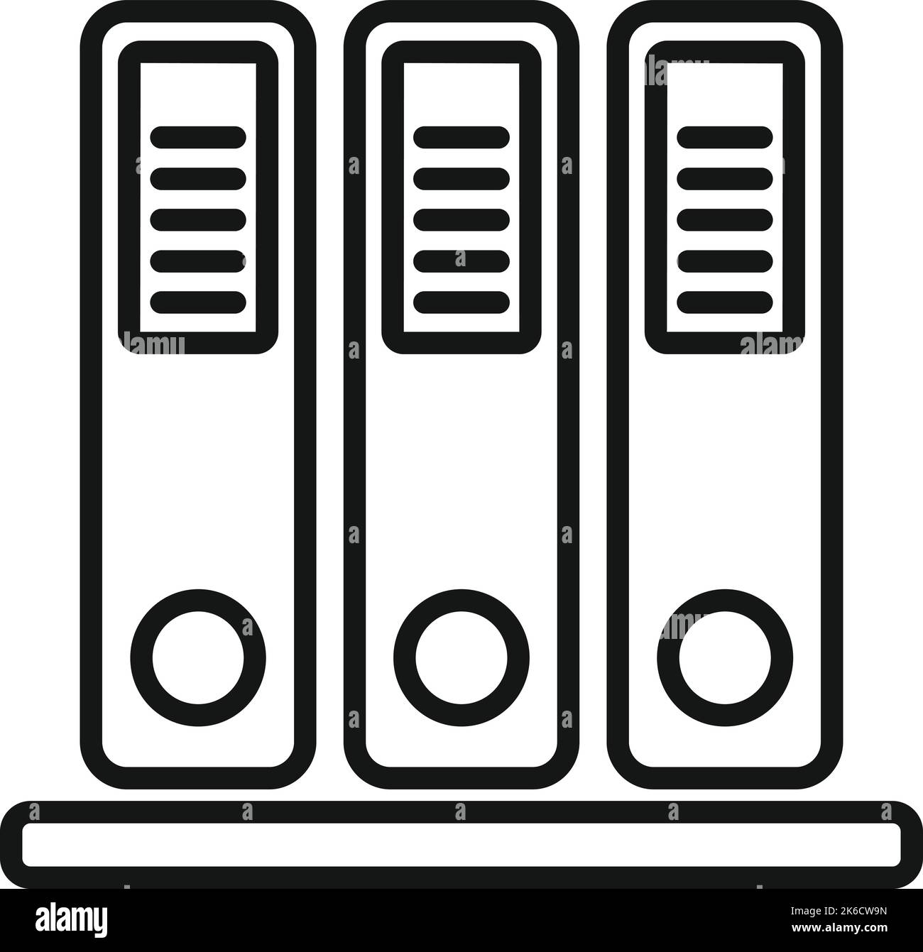 Office folder icon outline vector. Platform system. Human access Stock Vector Image & Art - Alamy