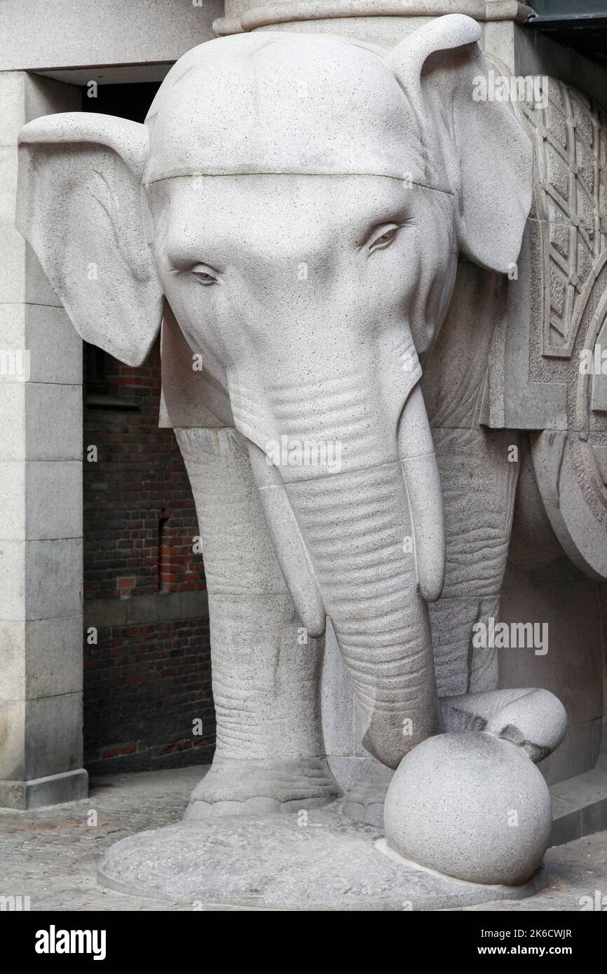Elephant gate in Copenhagen, Denmark Stock Photo - Alamy