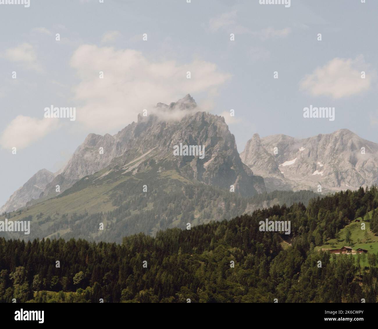 A beautiful mountain landscape in the Austrian alps Stock Photo - Alamy